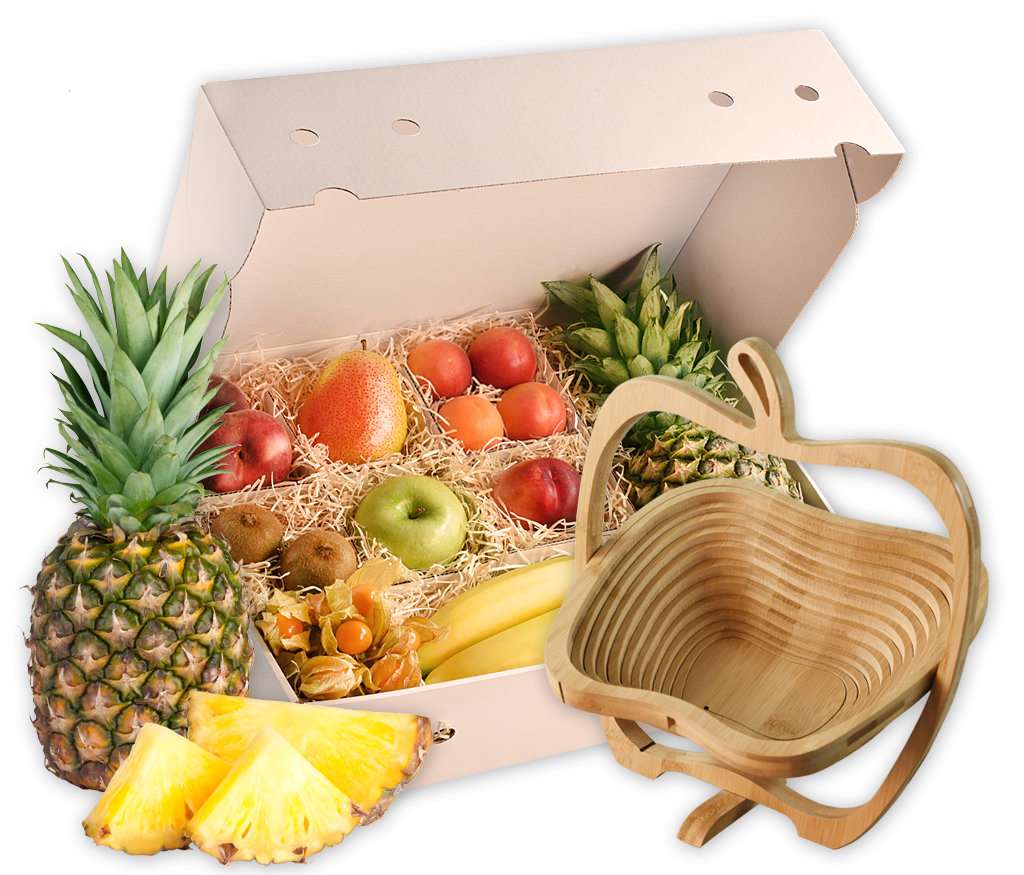 Obstkorb Holzapfel | Geschenk | Präsentkorb | Hansen Obst